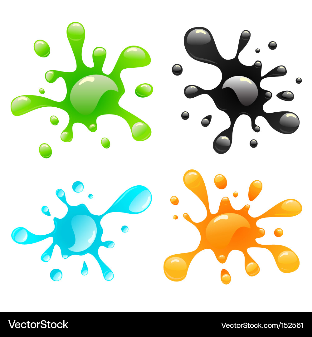 Splash Royalty Free Vector Image - VectorStock