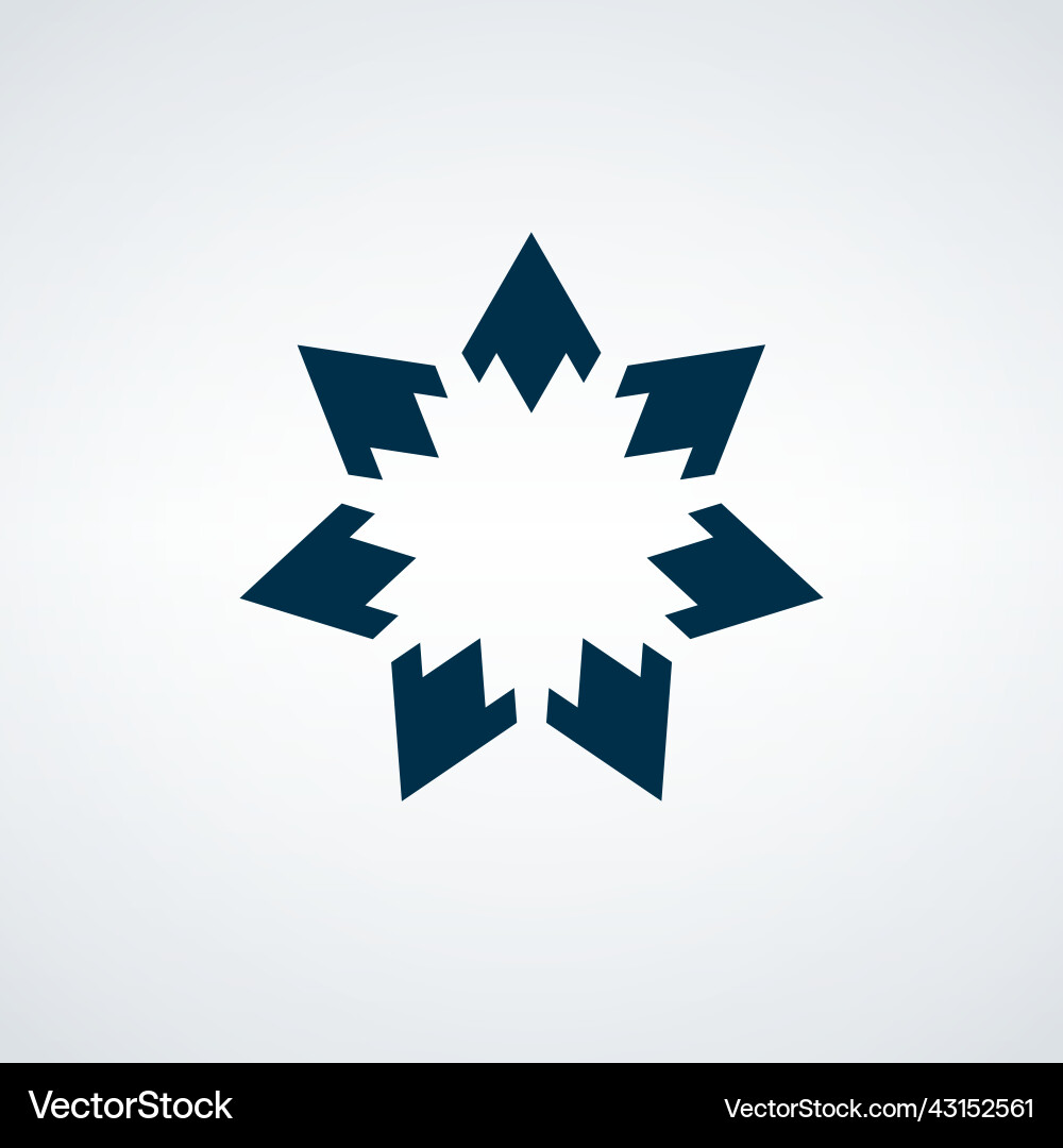 Spreading distribution abstract corporate circle Vector Image