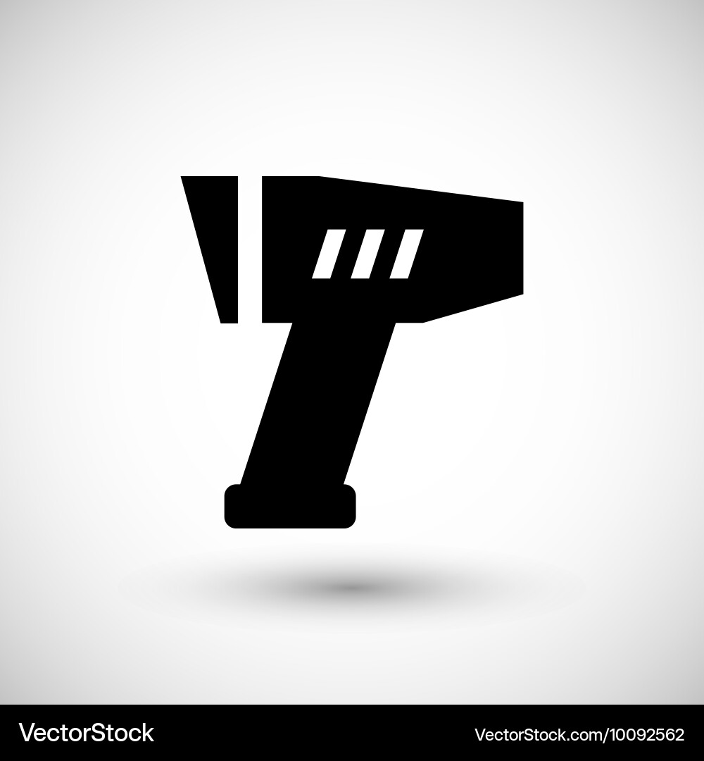 Modern pyrometer icon Royalty Free Vector Image