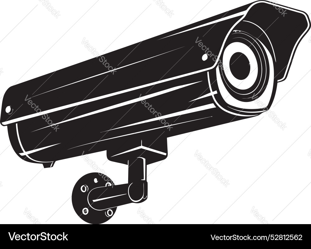 Safewatch security camera emblem design eyesentry Vector Image