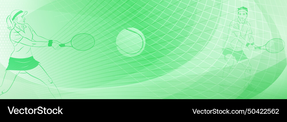 Tennis themed background Royalty Free Vector Image