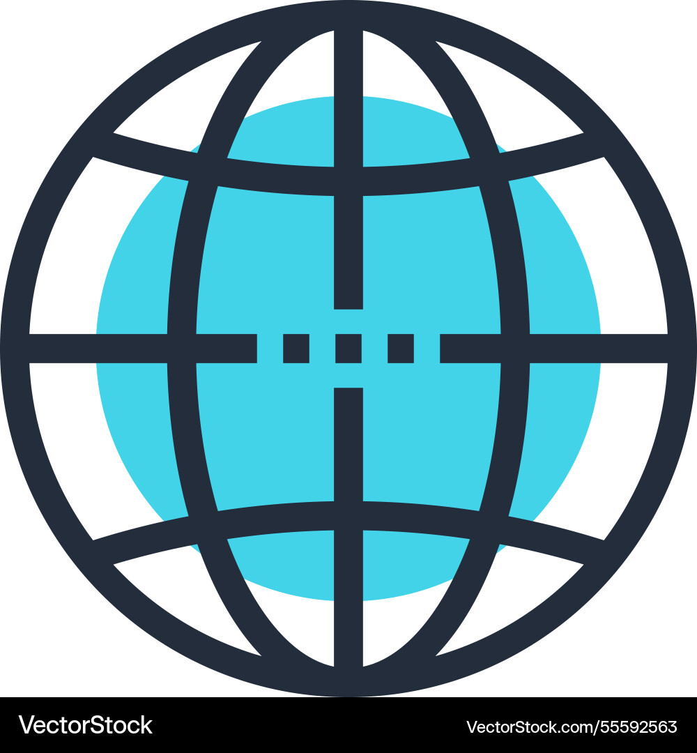 Global network Royalty Free Vector Image - VectorStock