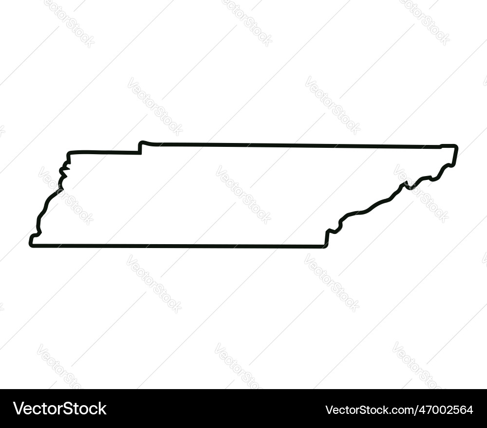 Tennessee Map Outline