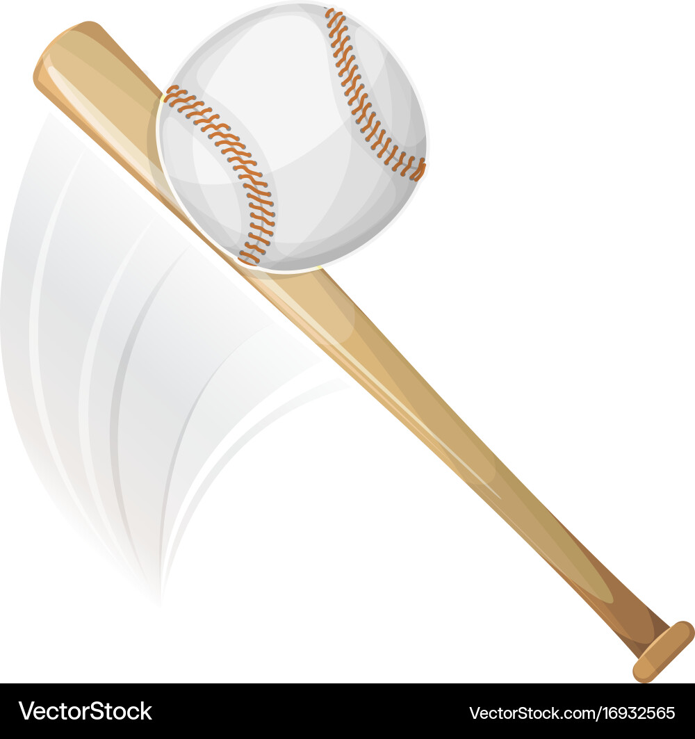 Baseball Bat And Ball Clipart