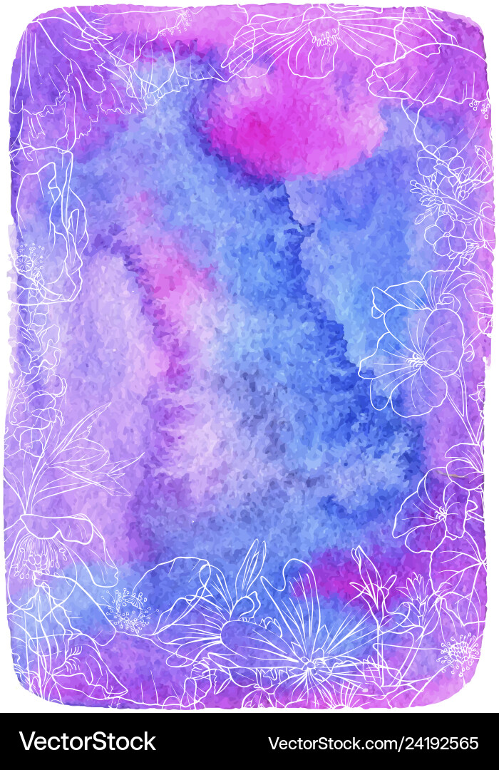 Drawing background with flowers Royalty Free Vector Image