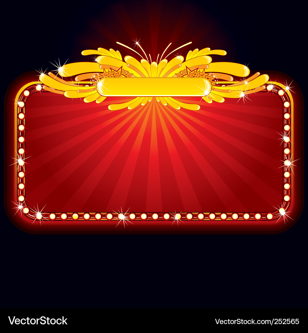 Heraldic frame Royalty Free Vector Image - VectorStock