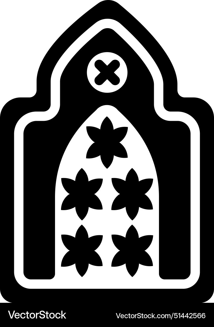 Islamic window Royalty Free Vector Image - VectorStock