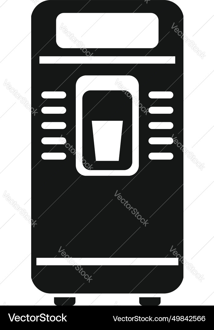 Office drinking machine icon simple Royalty Free Vector