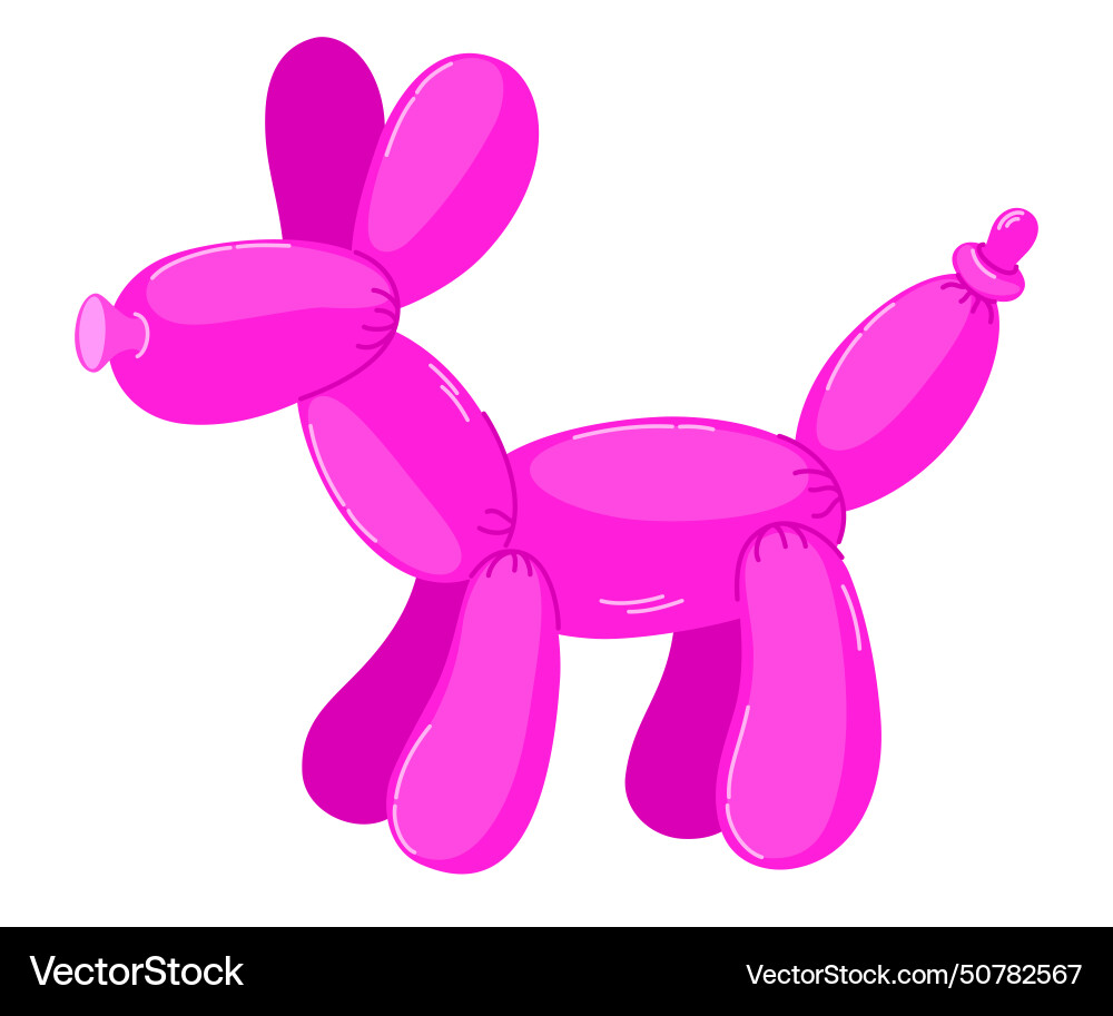 1682 balloon dog Royalty Free Vector Image - VectorStock