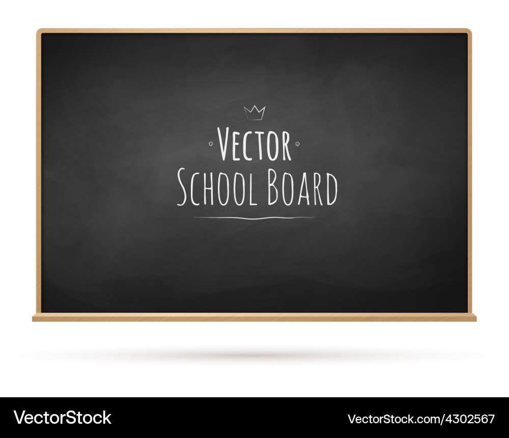 Chalkboard Royalty Free Vector Image - VectorStock