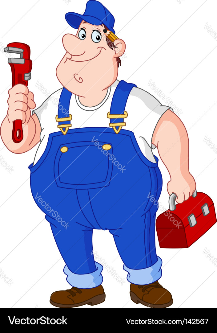 Plumber Royalty Free Vector Image - VectorStock