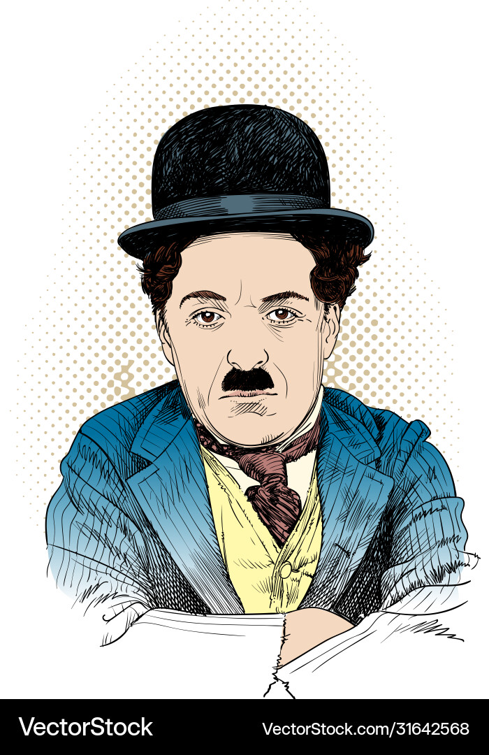 Charlie chaplin 2 Royalty Free Vector Image - VectorStock