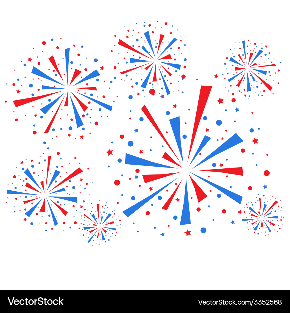 Fireworks Royalty Free Vector Image - VectorStock