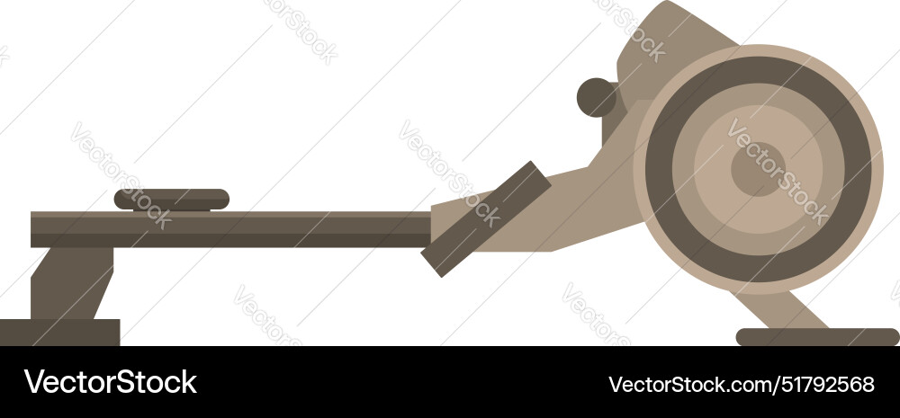 Rowing machine providing indoor exercise training Vector Image
