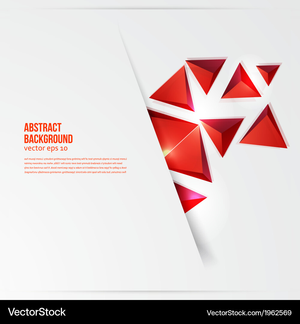 Squares abstract background red Royalty Free Vector Image