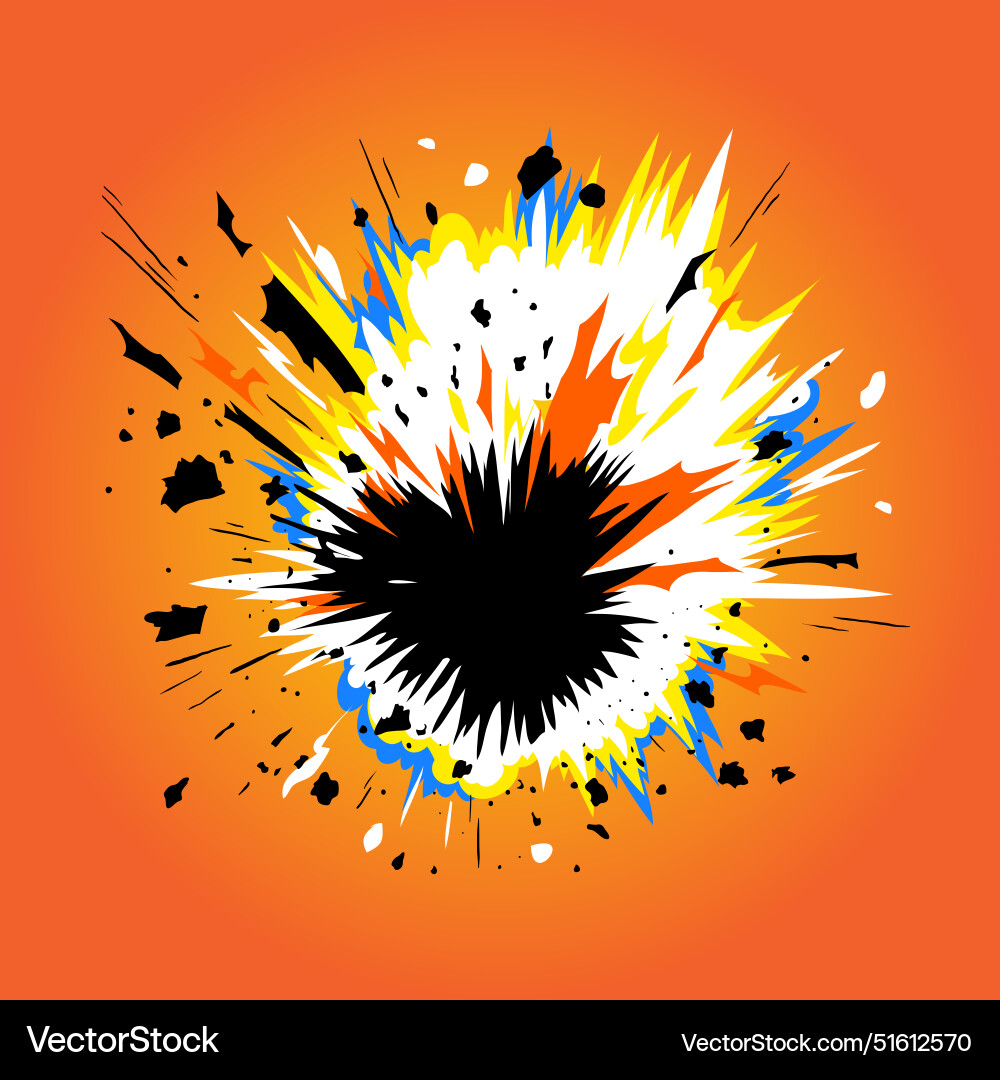 Comics boom backgrounds minimalism style Vector Image