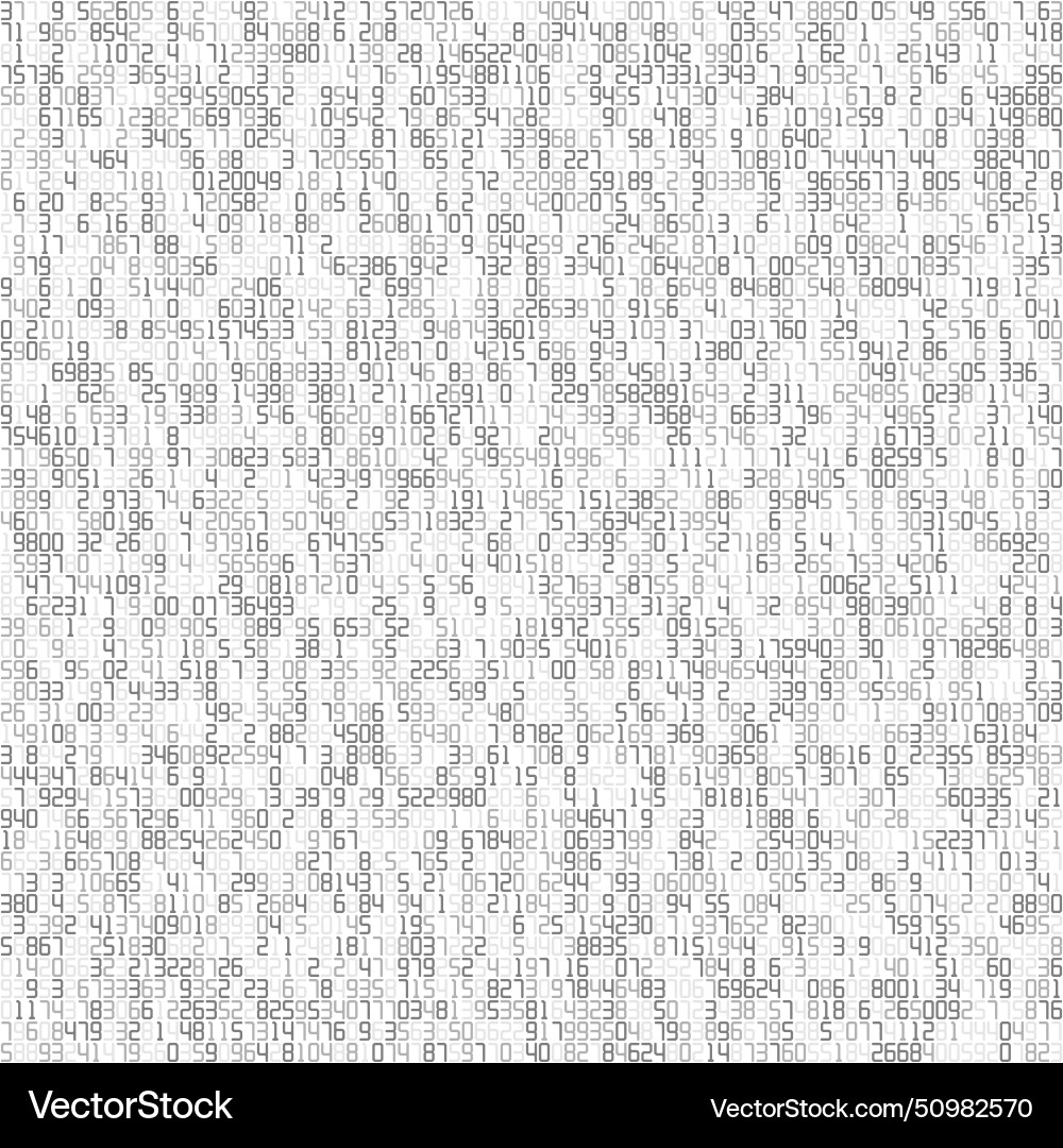 Matrix a background with chaotic arrangement Vector Image