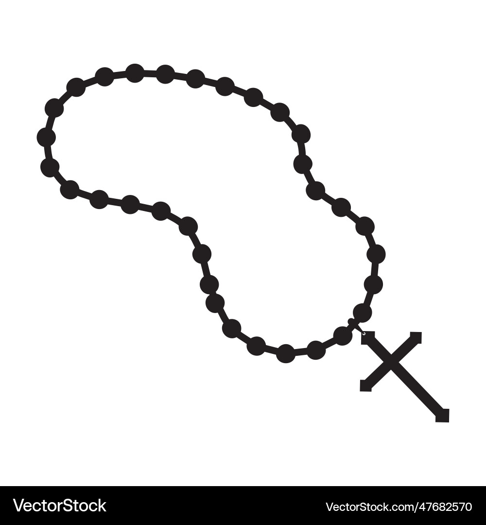 Rosary icon Royalty Free Vector Image - VectorStock