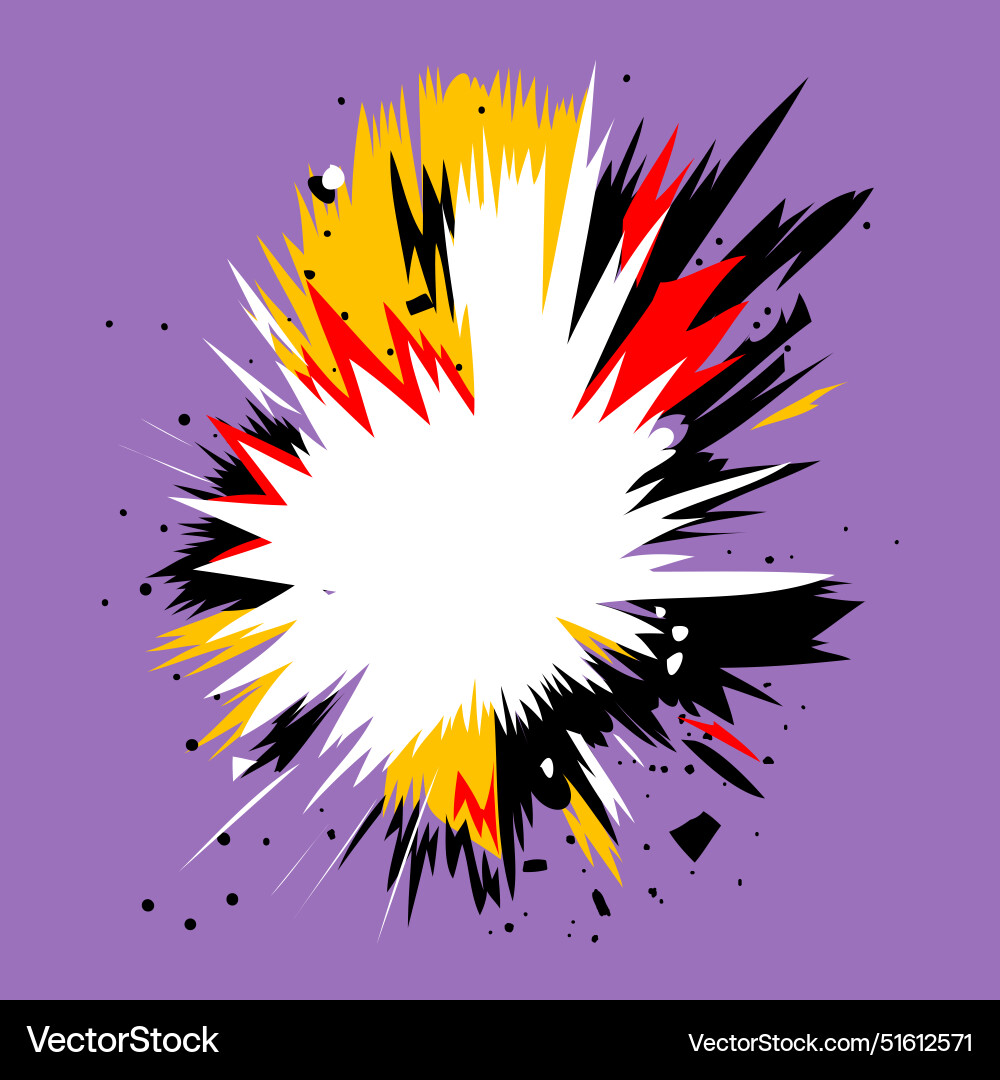 Comics boom backgrounds minimalism style Vector Image