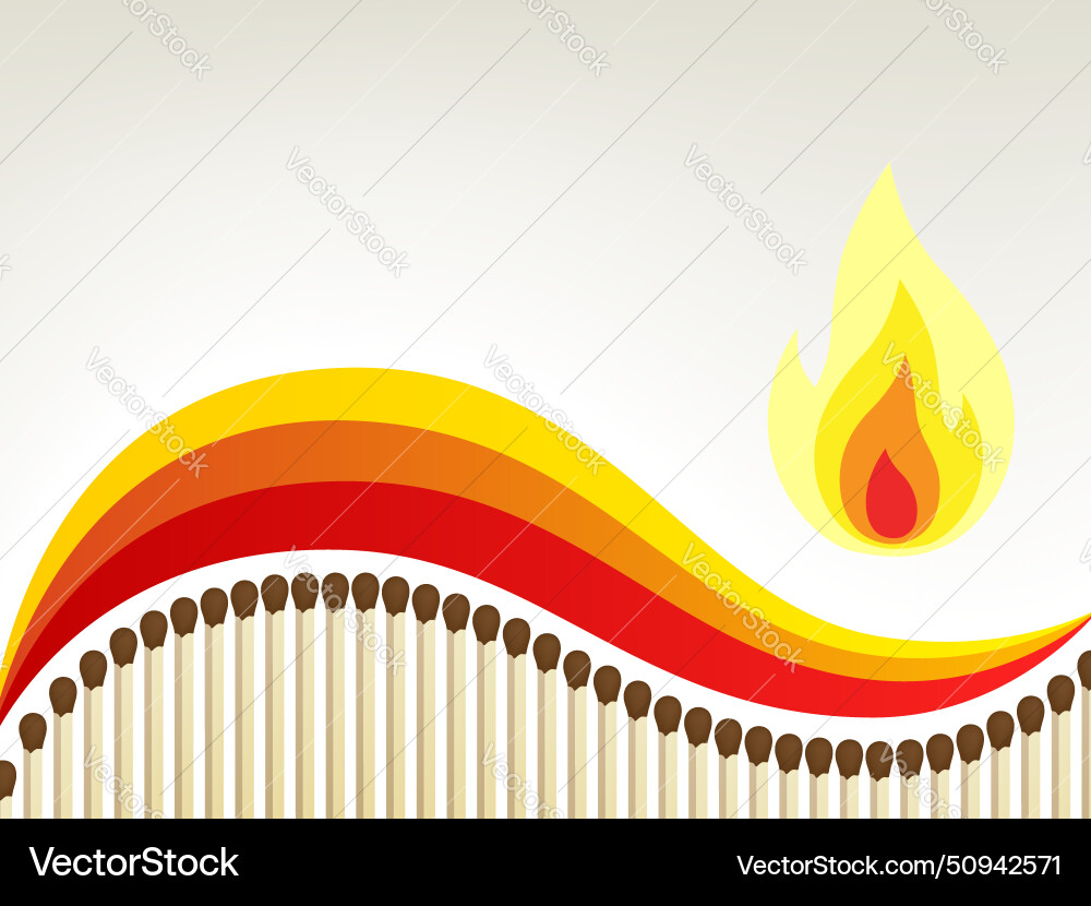 Matches background Royalty Free Vector Image - VectorStock