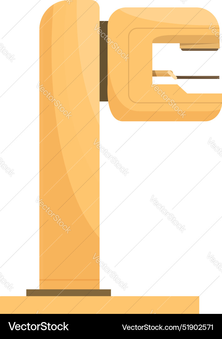 Medical equipment performing a mammogram procedure