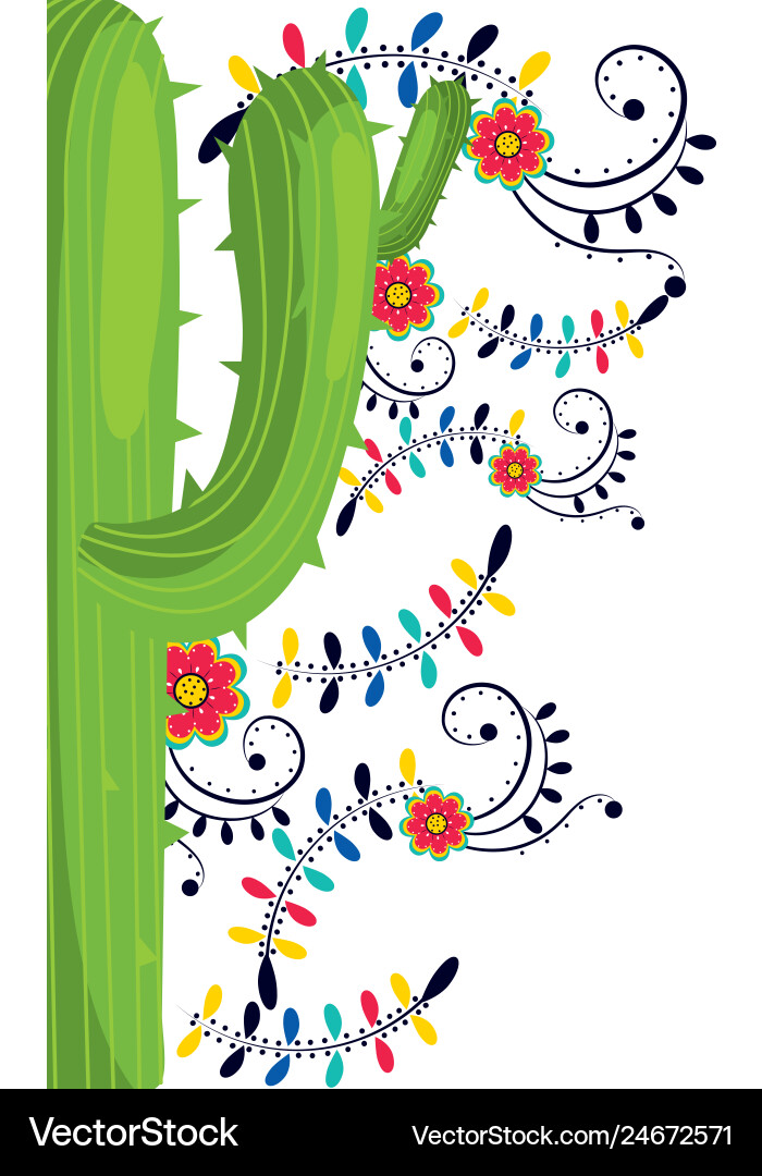 Mexican culture mexico cartoon Royalty Free Vector Image