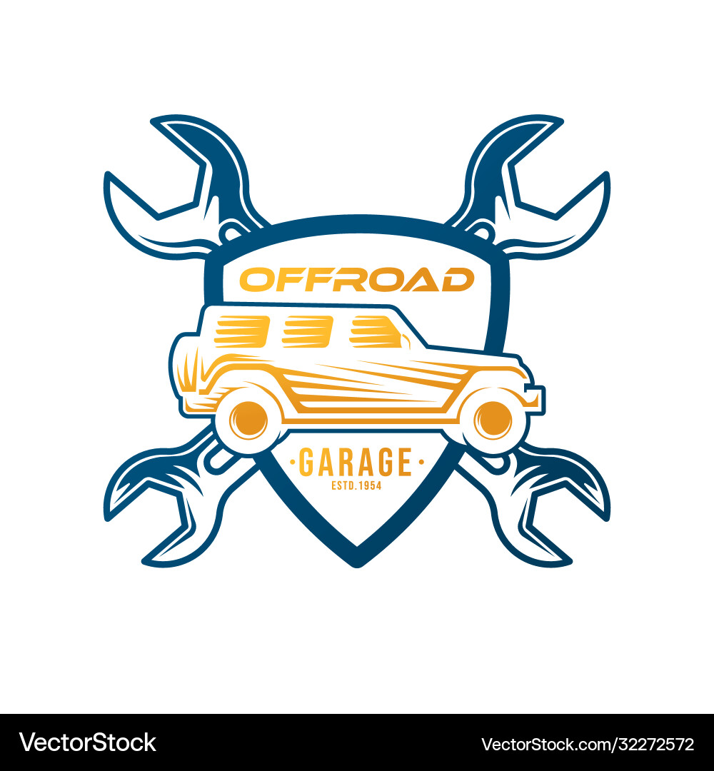 Auto car service logo icon template modern Vector Image