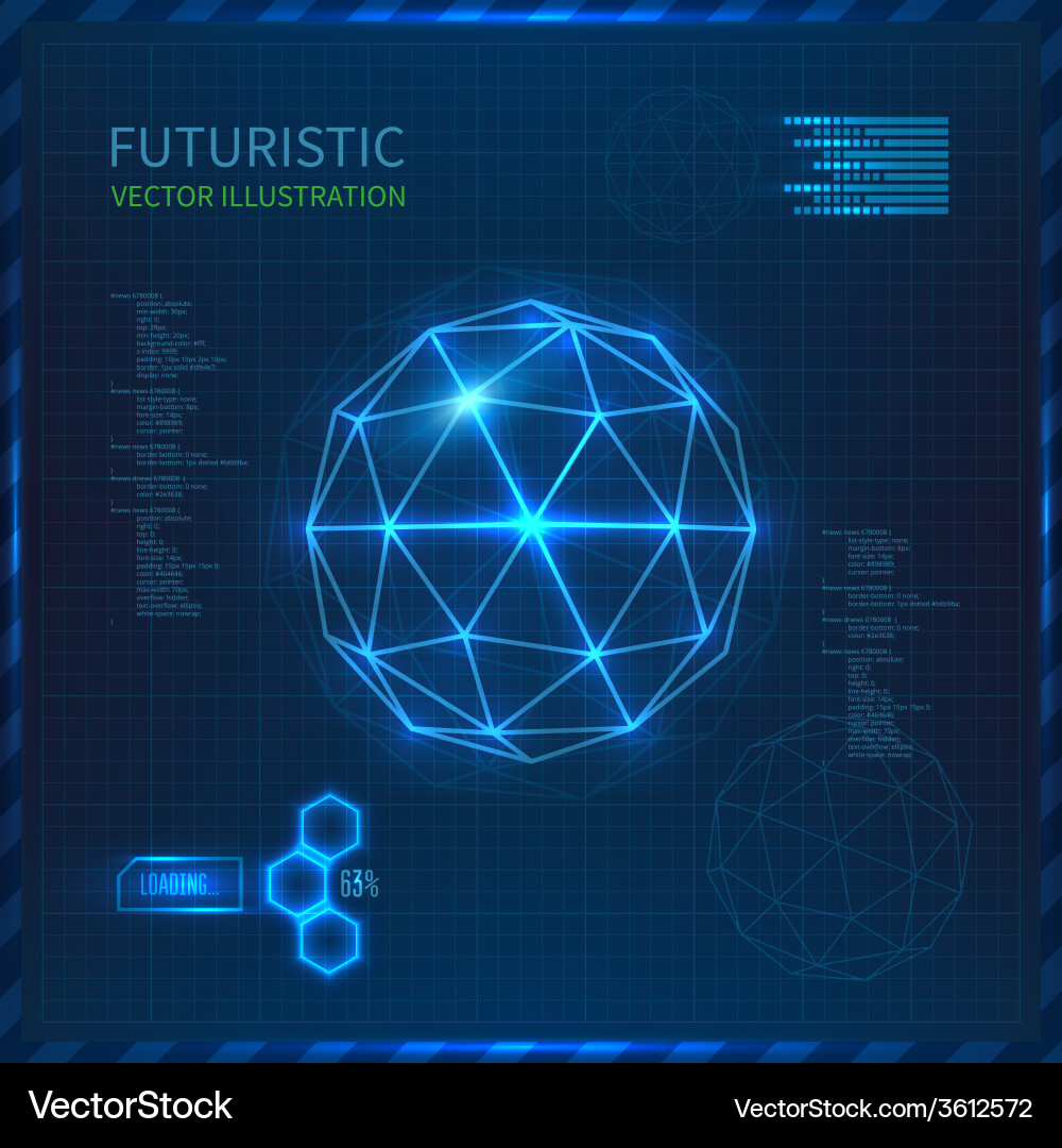 Futuristic Royalty Free Vector Image - VectorStock