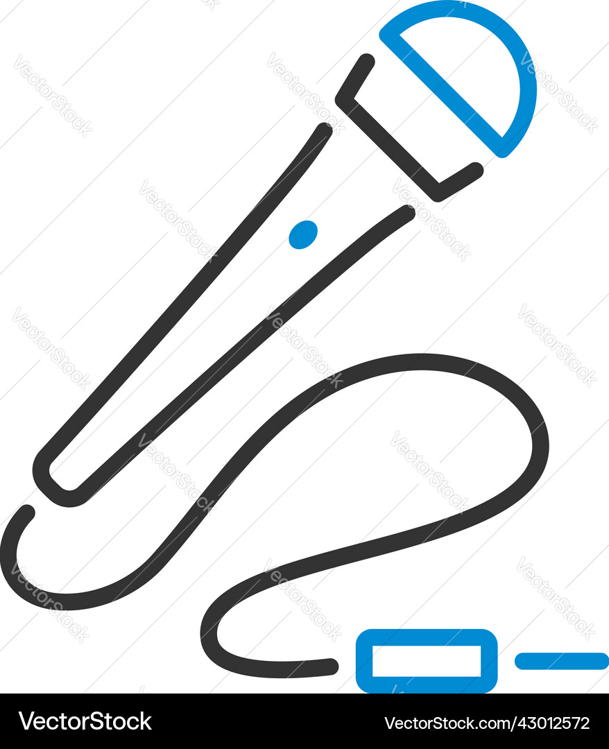 Karaoke microphone icon Royalty Free Vector Image