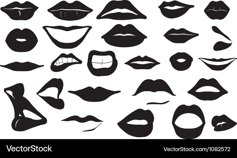 Lips Royalty Free Vector Image - VectorStock