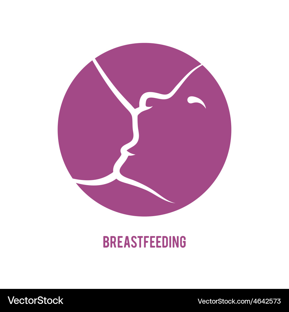 Breastfeeding sign Royalty Free Vector Image - VectorStock