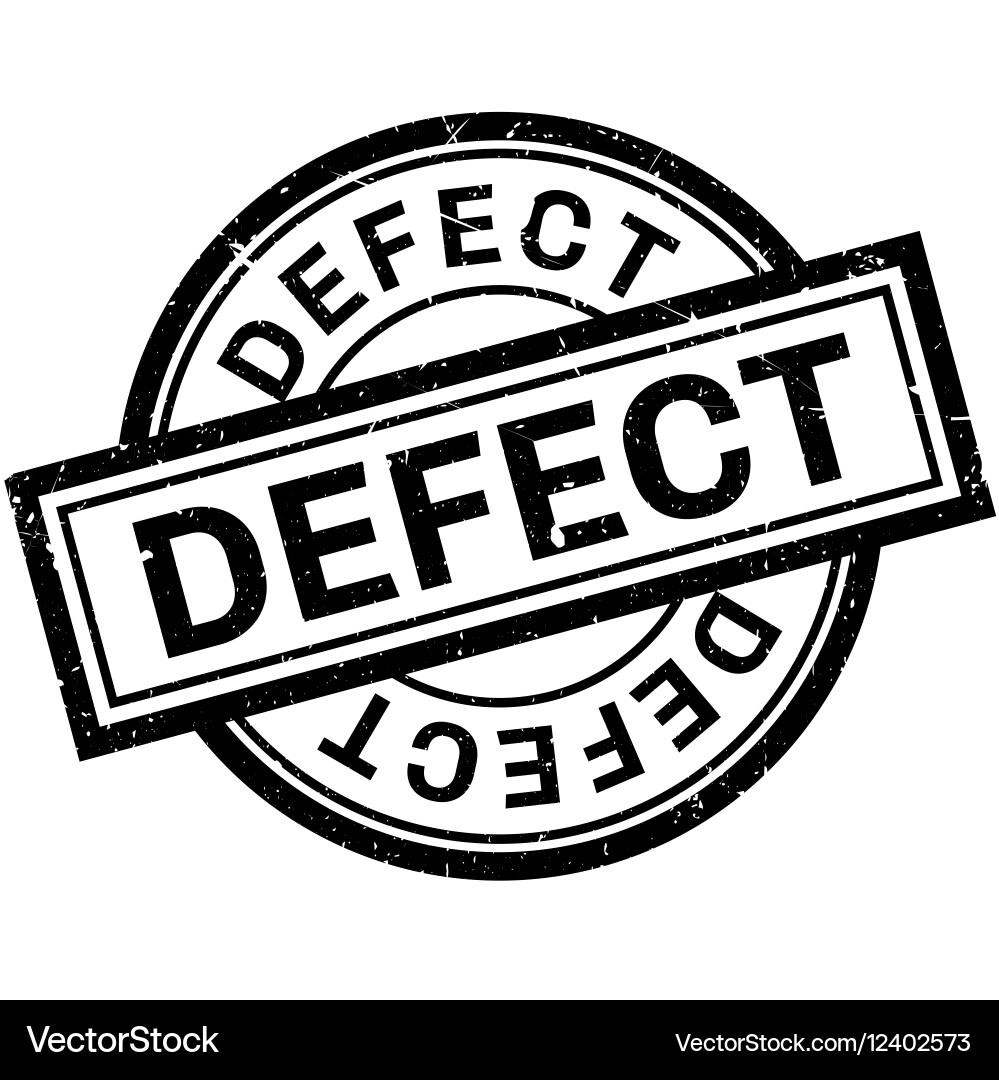Defect rubber stamp Royalty Free Vector Image - VectorStock