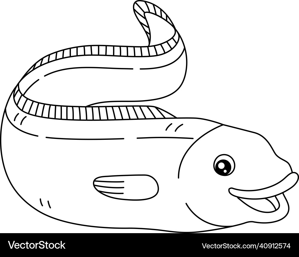Eel Coloring Eels Clipart Cartoon Pages Sea Printable Cliparts Color ...