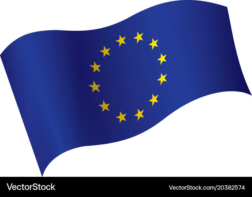 European union flag Royalty Free Vector Image - VectorStock