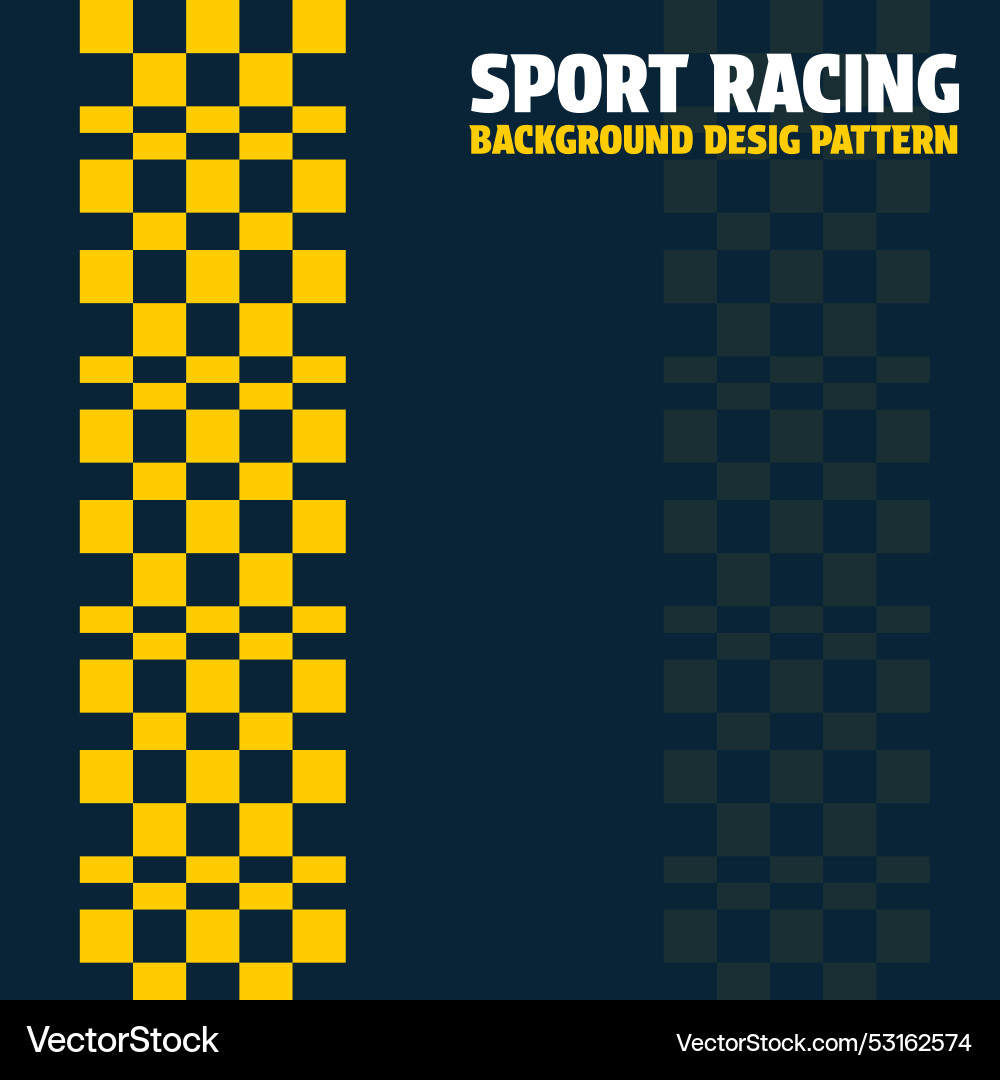 Yellow sport racing background Royalty Free Vector Image