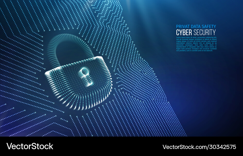 Copter internet cyber security background Vector Image