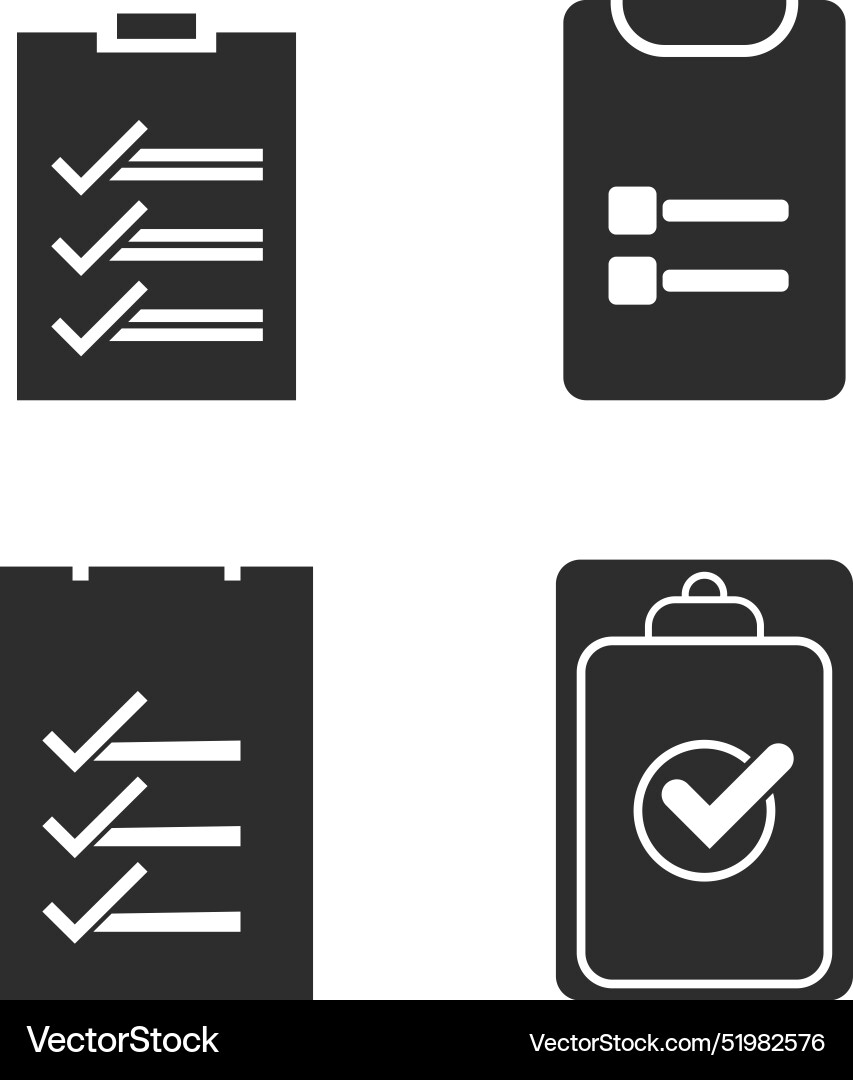 File icon set Royalty Free Vector Image - VectorStock