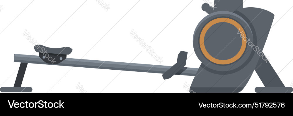 Modern rowing exercise machine for home gym Vector Image