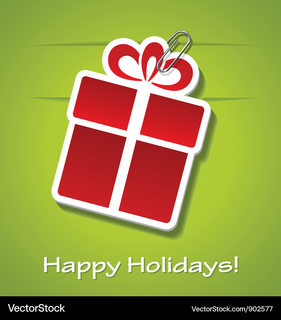 Festive Gift Card - Celebration Royalty Free Vector Image