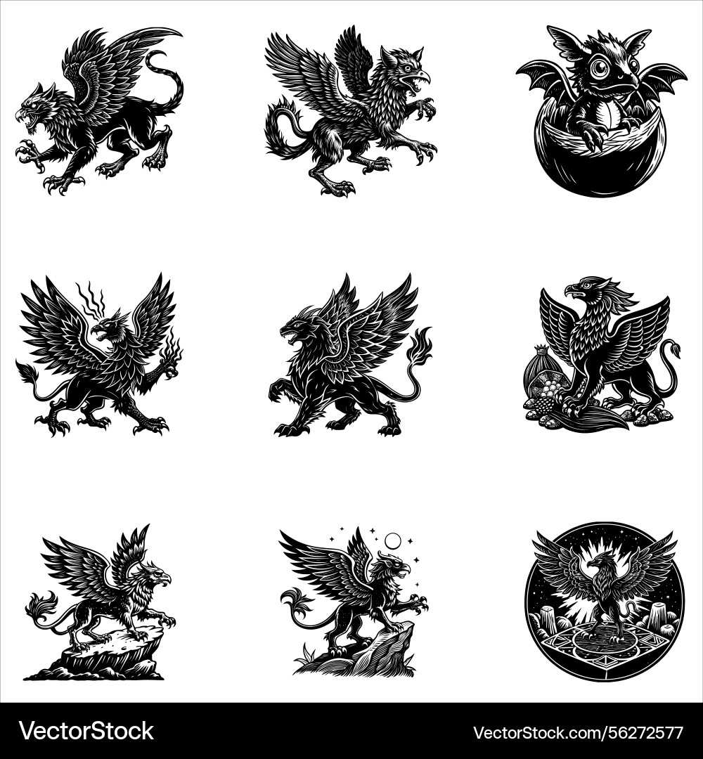 Griffin Royalty Free Vector Image - VectorStock