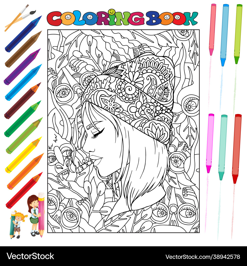 Coloring page Royalty Free Vector Image - VectorStock