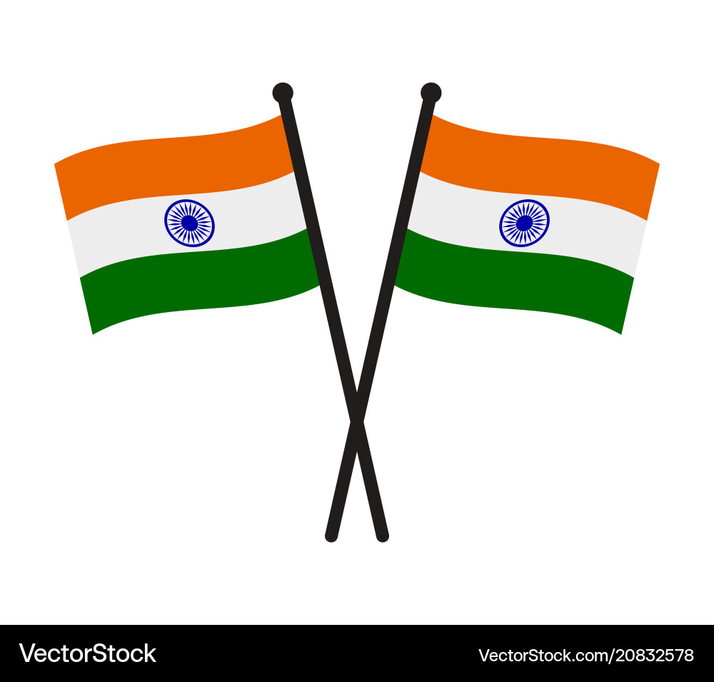 Indian Flag - Tiranga Royalty Free Vector Image