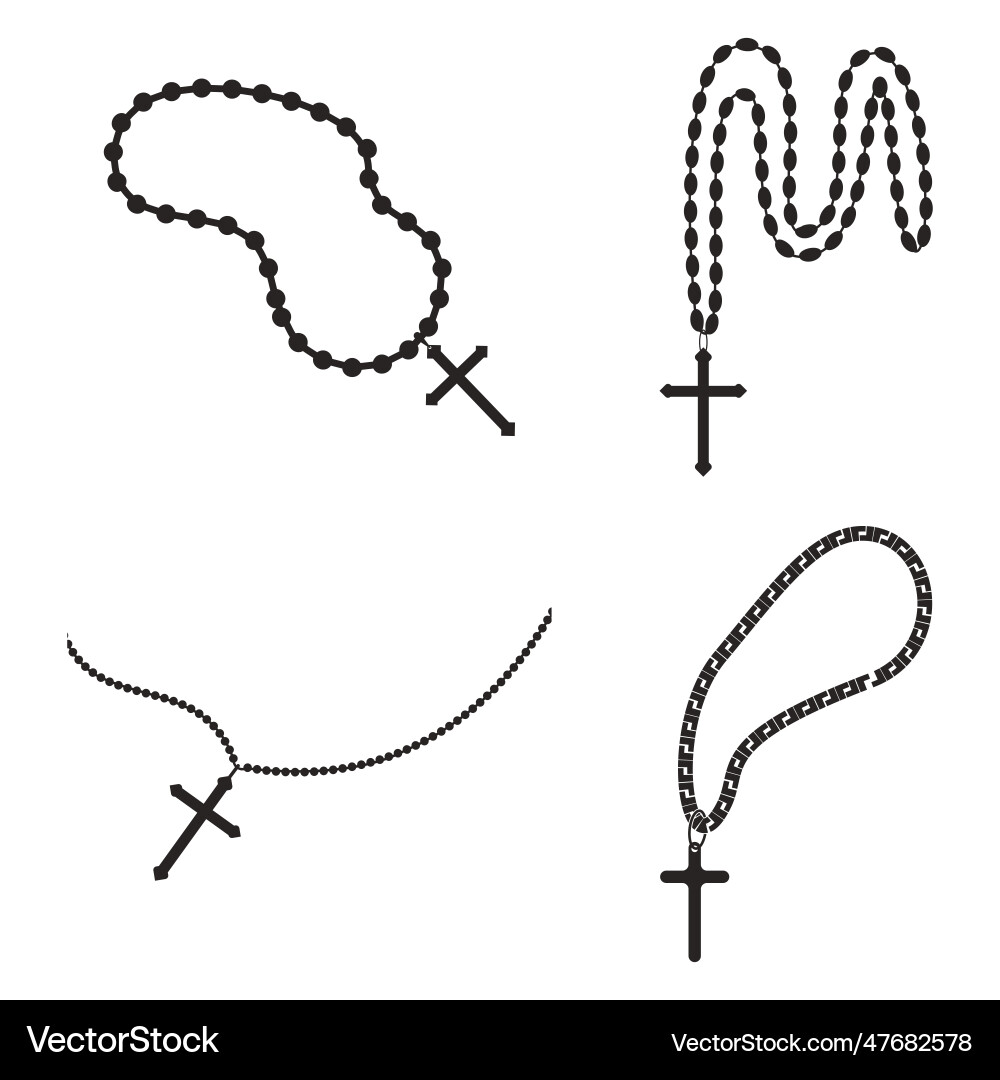 Rosary icon Royalty Free Vector Image - VectorStock