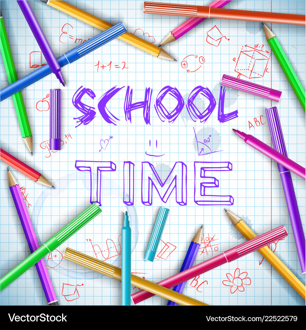 Education learning background Royalty Free Vector Image