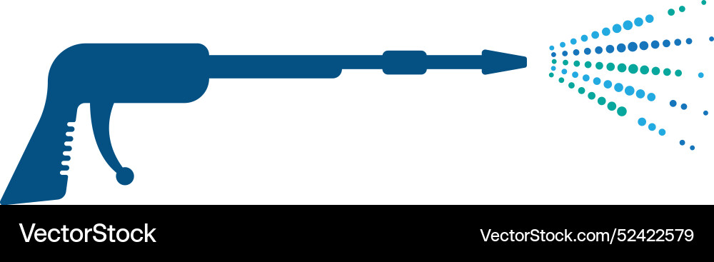 Pressure washing logo template Royalty Free Vector Image
