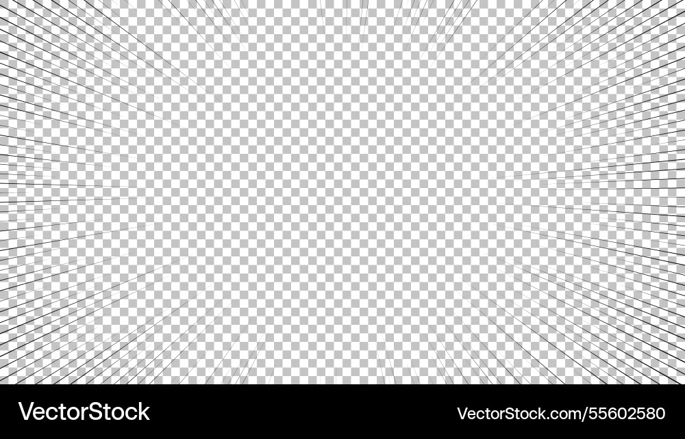 Black comic book transparent background Royalty Free Vector