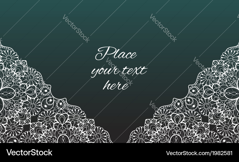 Lace background Royalty Free Vector Image - VectorStock