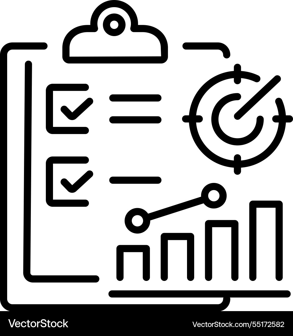 Progress tracking Royalty Free Vector Image - VectorStock