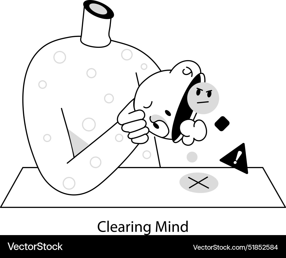 Basic rgbperson clearing mind hand drawn mini illu