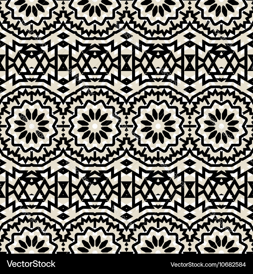 Ethnic colorful bohemian pattern Royalty Free Vector Image